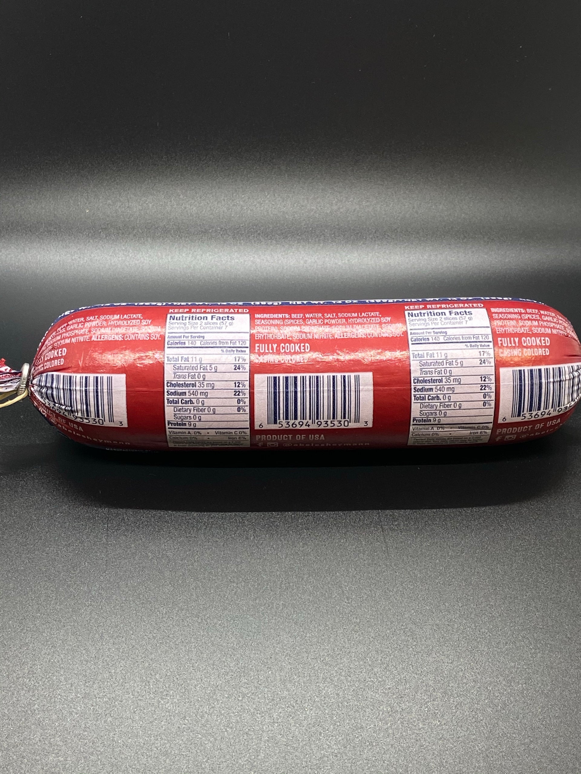 A & H All Beef Kosher Salami 14 oz. – Abeles & Heymann